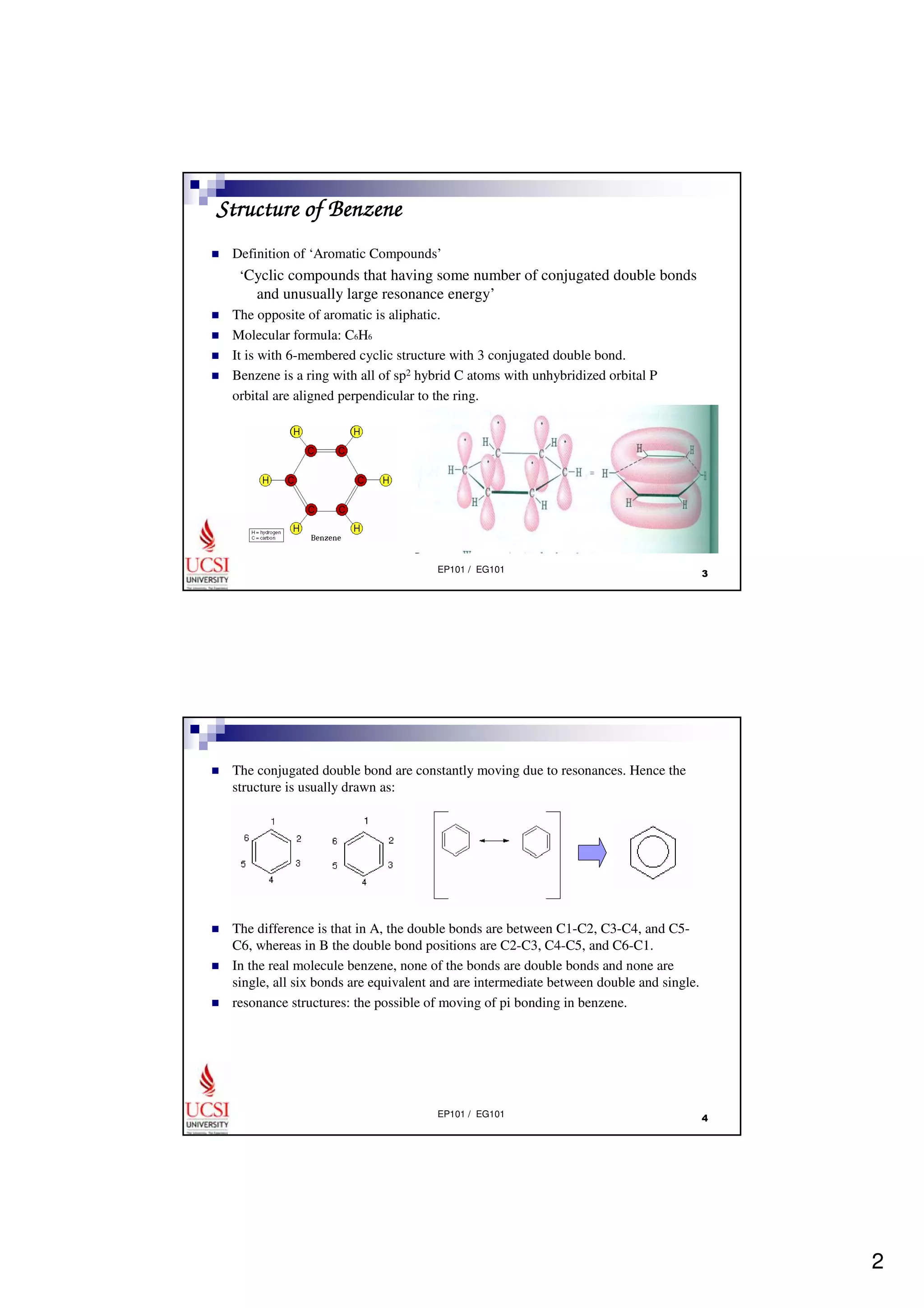 Benzene & Aromatic Compound | PDF