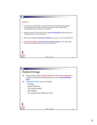 Introduction to Analytical Analysis Instrumentation | PDF
