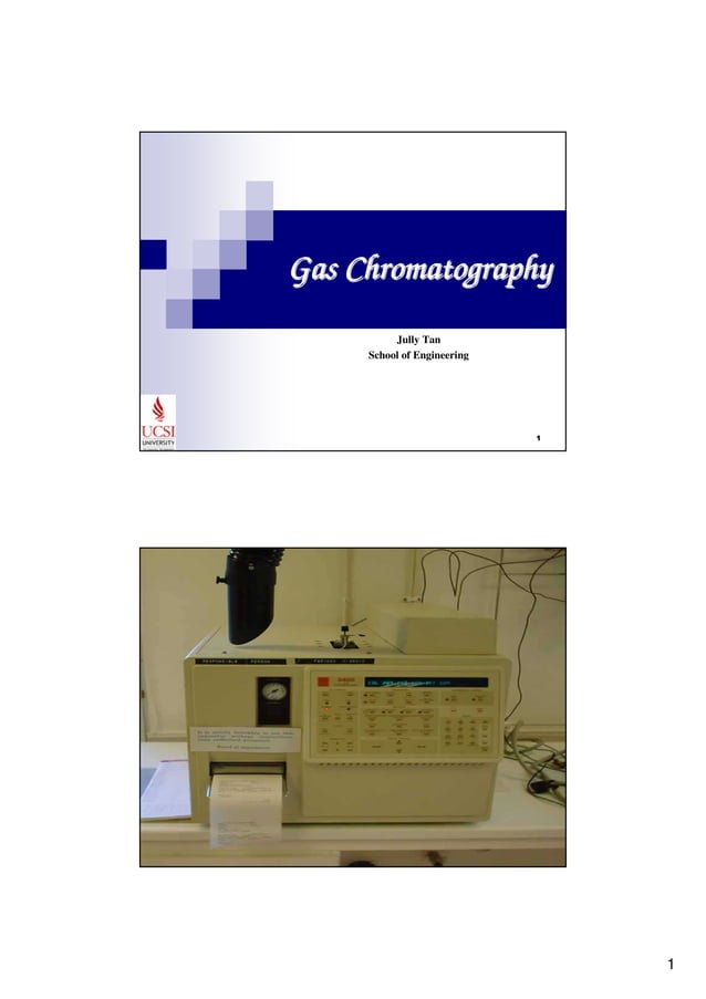 Gas Chromatography | PDF