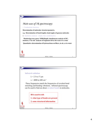 Infrared Spectroscopy | PDF