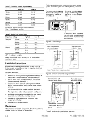Edwards Signaling EG1F-C Installation Manual | PDF