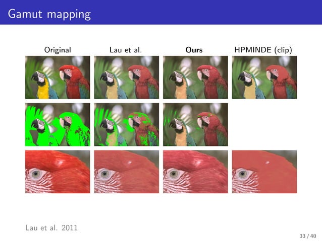 Laplacian Colormaps: a framework for structure-preserving color transformations | PPT