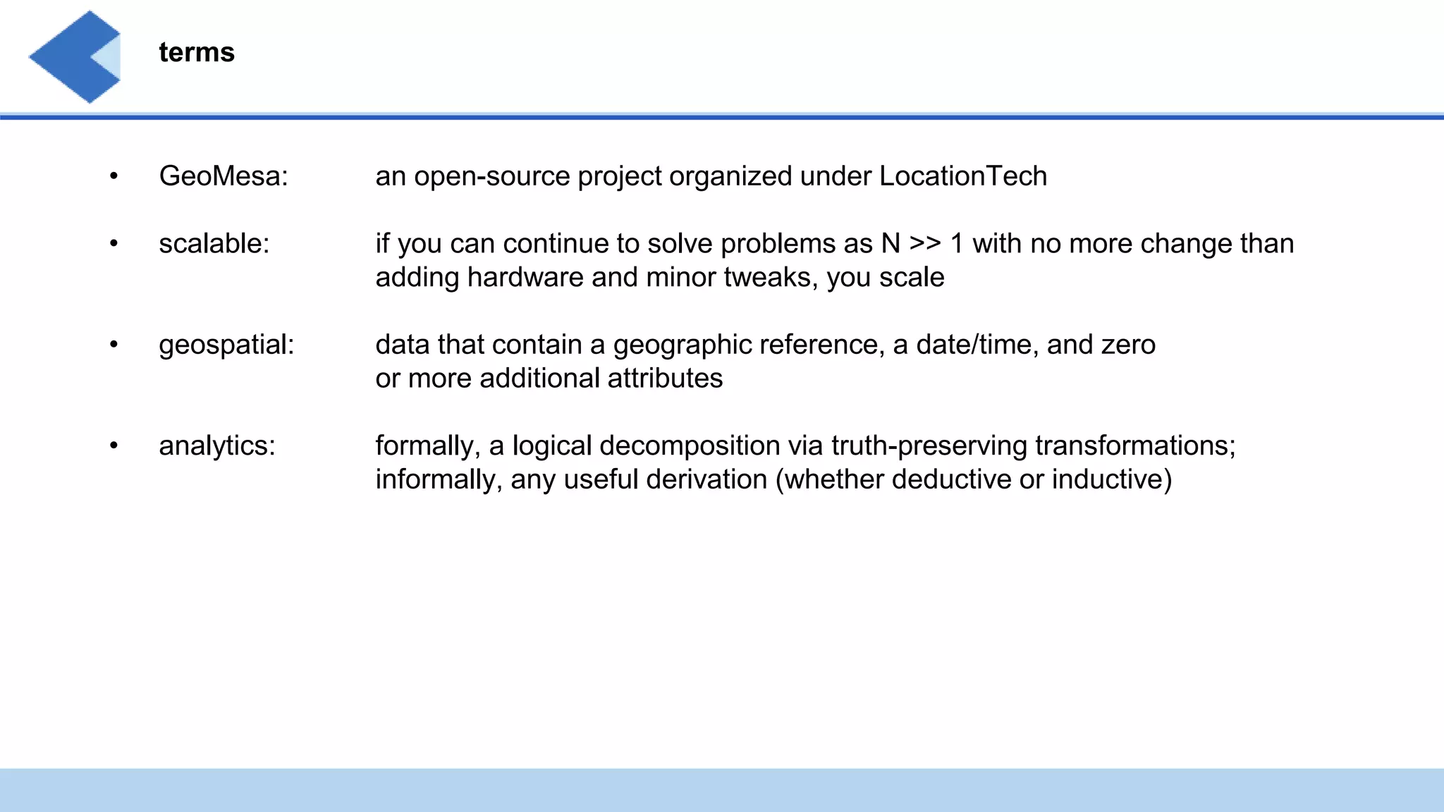 GeoMesa: Scalable Geospatial Analytics | PPTX