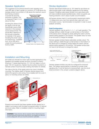Edwards Signaling EG4F-S7 Data Sheet | PDF