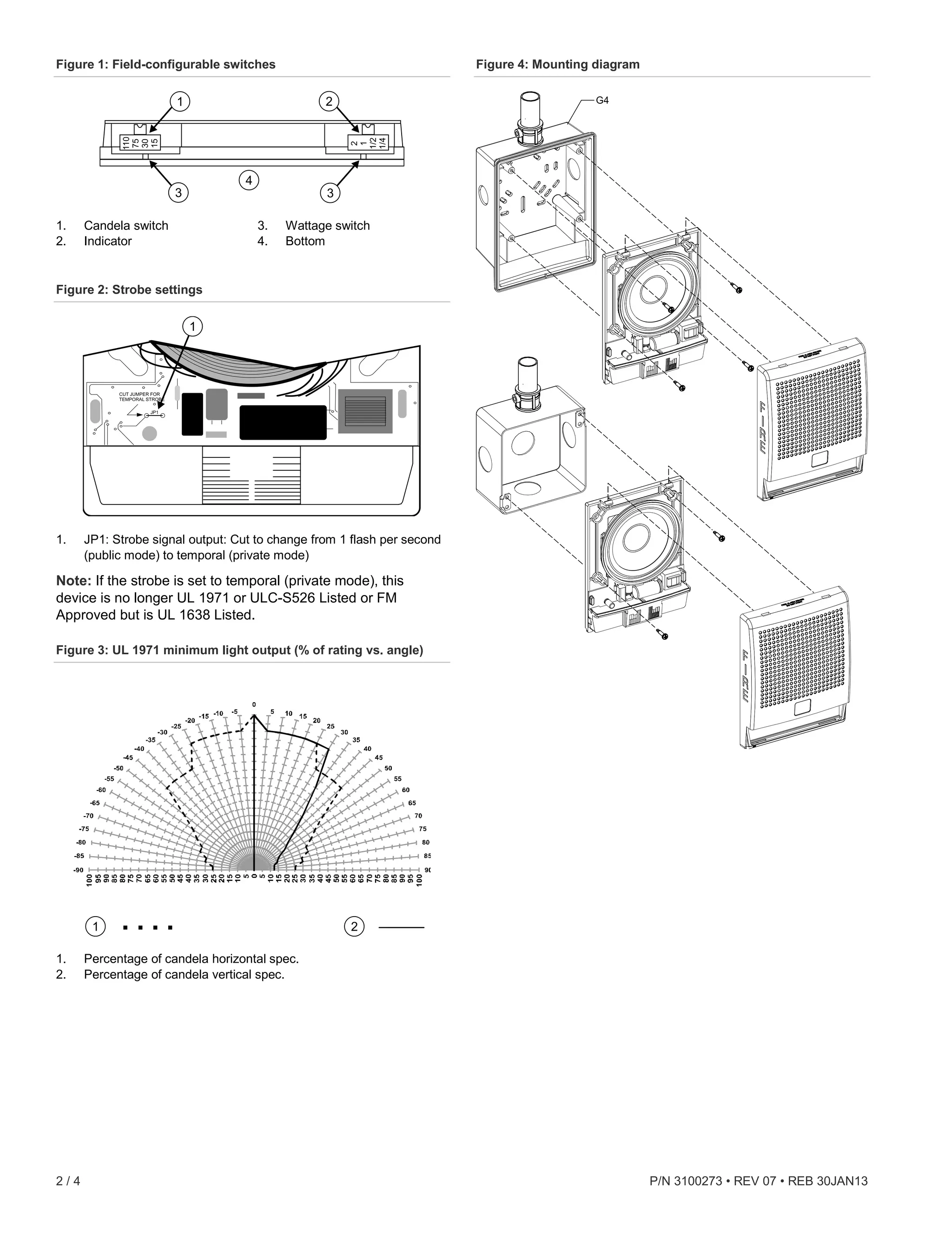 Edwards Signaling EG4FS2VM Installation Manual | PDF