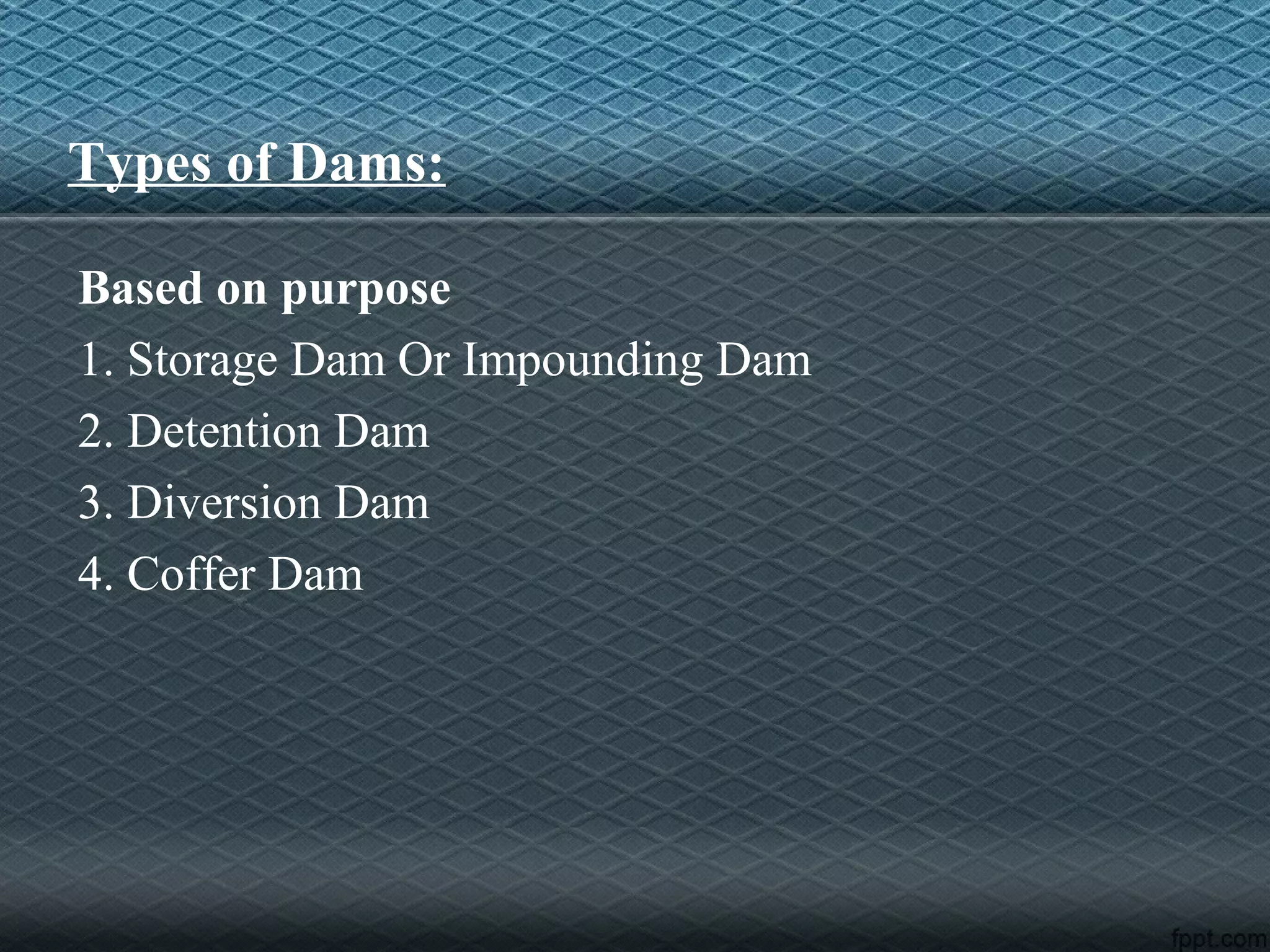 Geology of Dams & Reservoirs | PPT