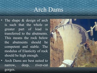 Geology of Dams & Reservoirs | PPT