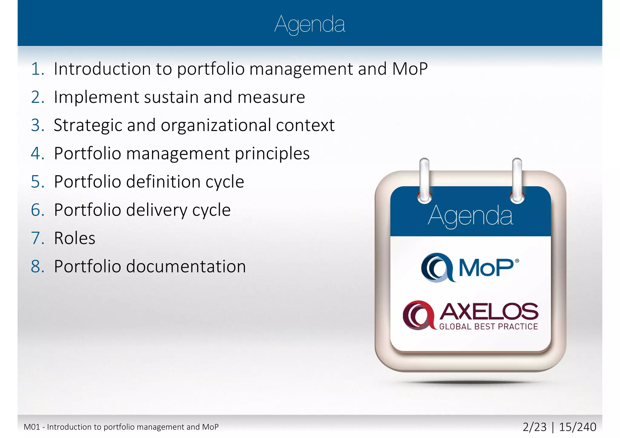 AXELOS - MoP® - Management of Portfolios - Foundation | PDF