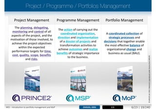 AXELOS - MoP® - Management of Portfolios - Foundation | PDF