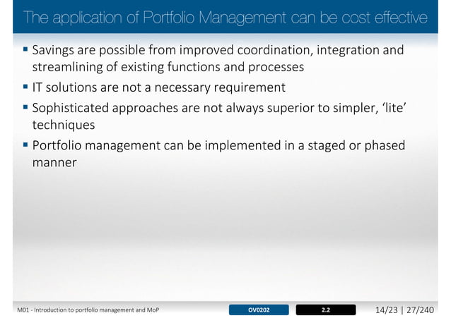 AXELOS - MoP® - Management of Portfolios - Foundation | PDF