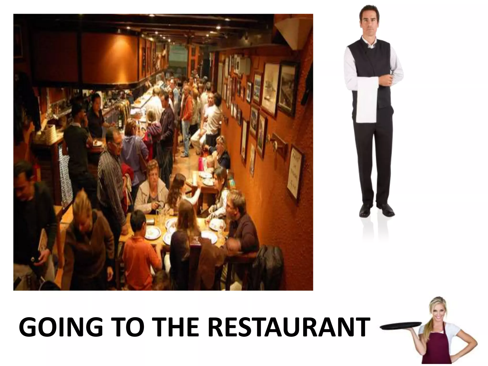 Going to the restaurant conversation club | PPTX