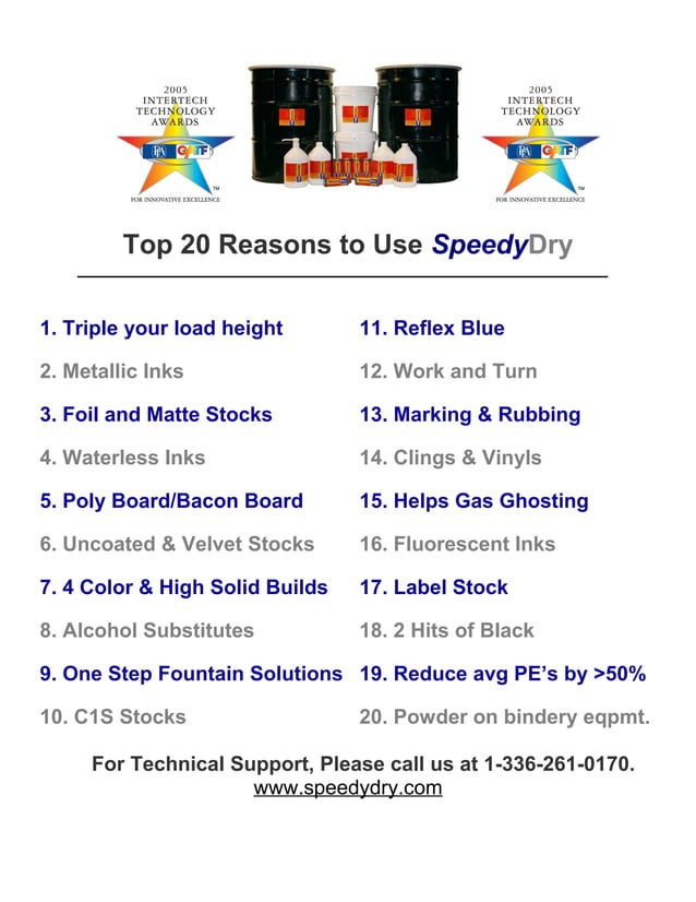 Top 20 uses for SpeedyDry | PDF
