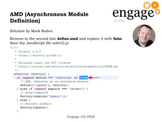 Engage - Expanding XPages with Bootstrap Plugins for ultimate usability | PPT