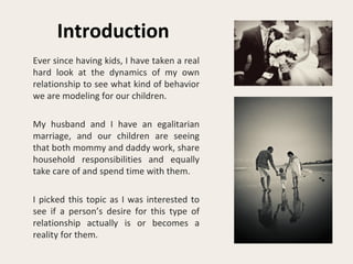 Egalitarian relationships | PPS