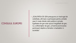Egalitate de sanse | PPTX