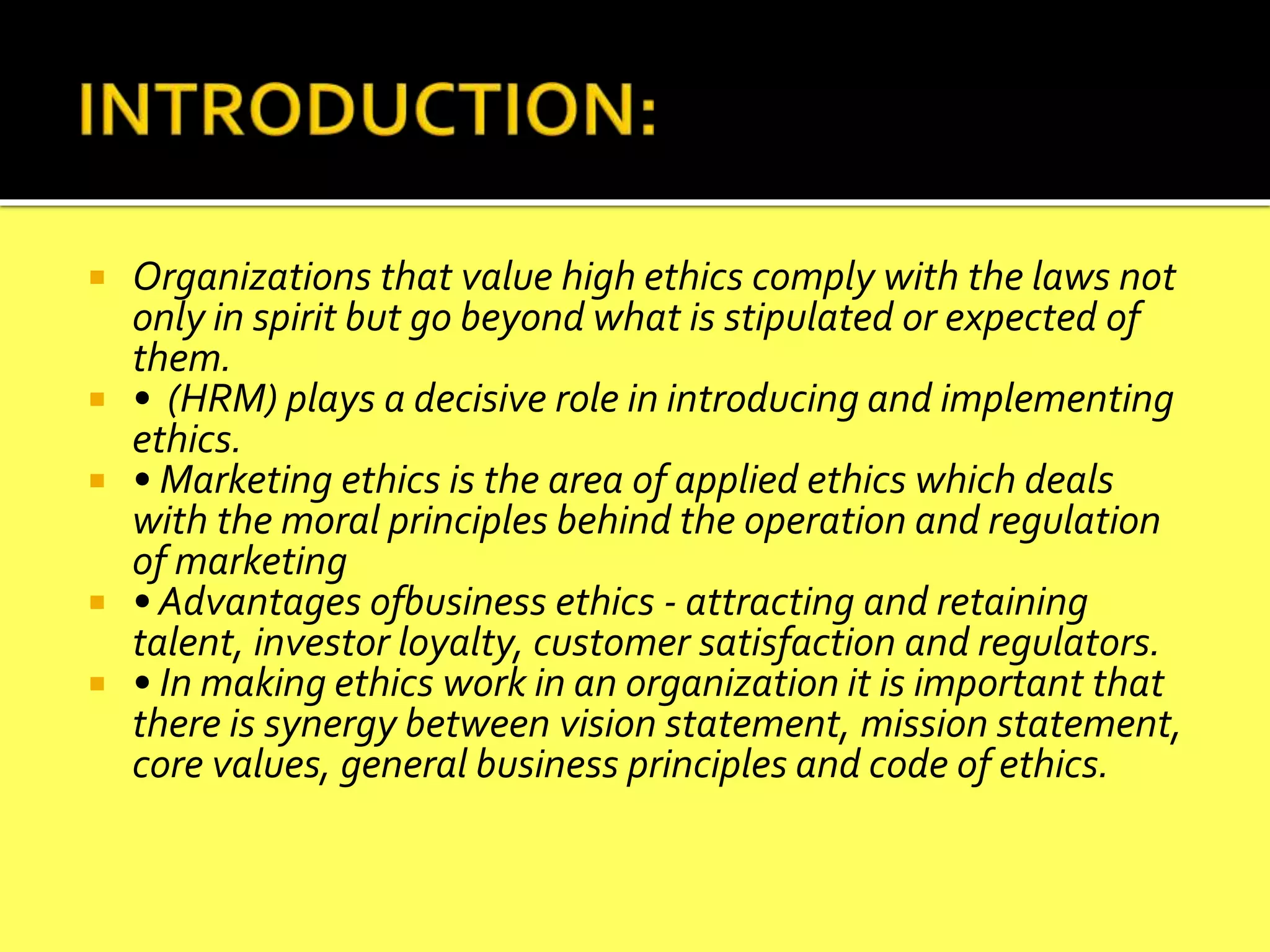 ETHICS AND GOVERNANCE CH 1 | PPTX