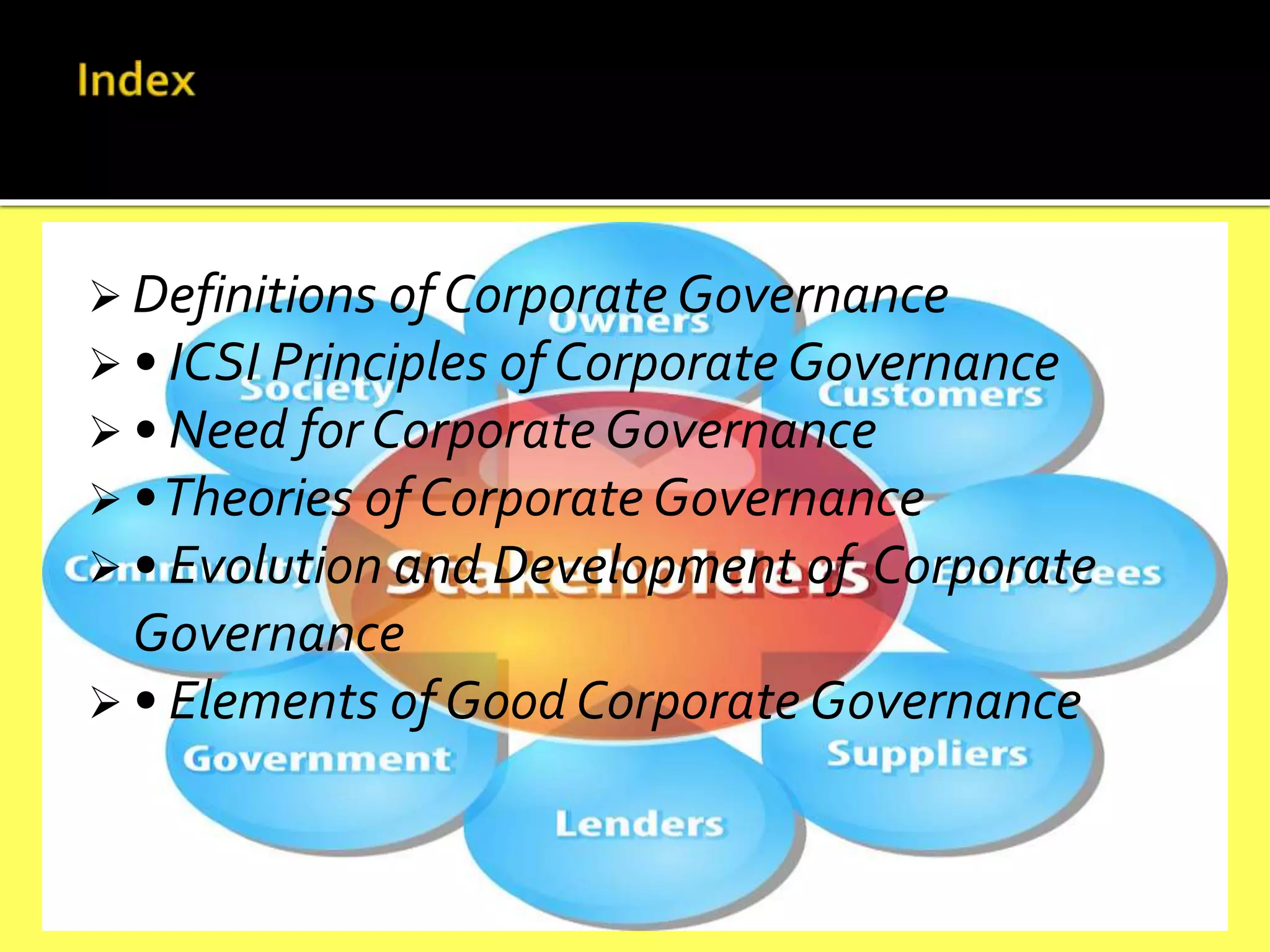 CH- 3 CONCEPTUAL FRAMEWORK OF CORPORATE GOVERNANCE | PPTX