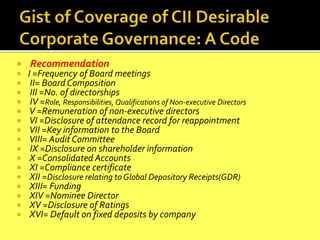 CH- 3 CONCEPTUAL FRAMEWORK OF CORPORATE GOVERNANCE | PPTX