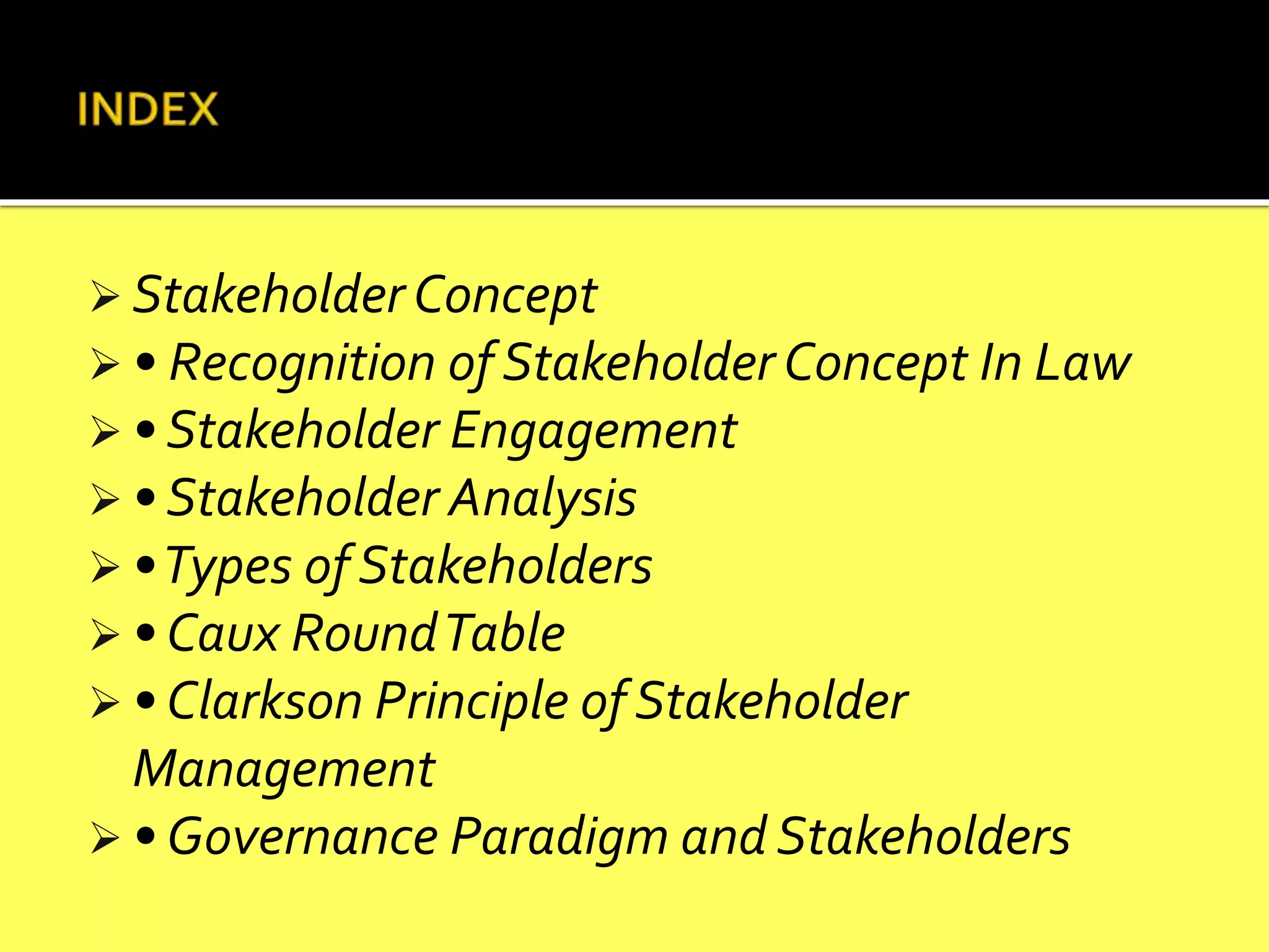 CH -11 CORPORATE GOVERNANCE AND OTHER STAKEHOLDERS | PPTX