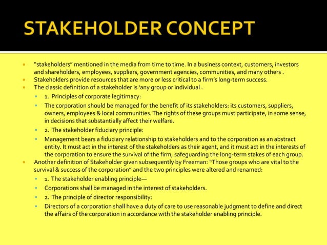 CH -11 CORPORATE GOVERNANCE AND OTHER STAKEHOLDERS | PPTX