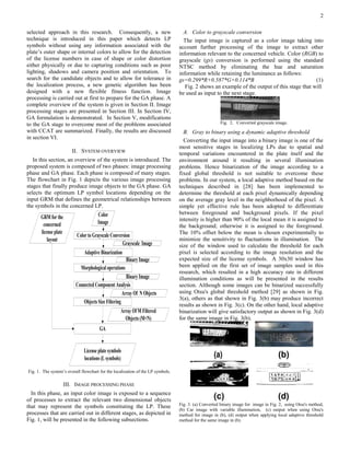Localization of license plate number using dynamic image processing techniques and genetic ...