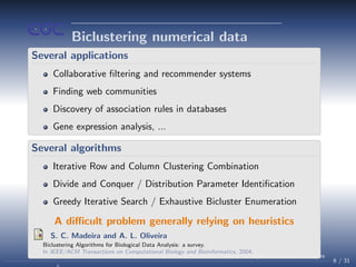 Extracting biclusters of similar values with Triadic Concept Analysis | PPT
