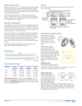 Edwards Signaling EGC-S2VM Data Sheet | PDF