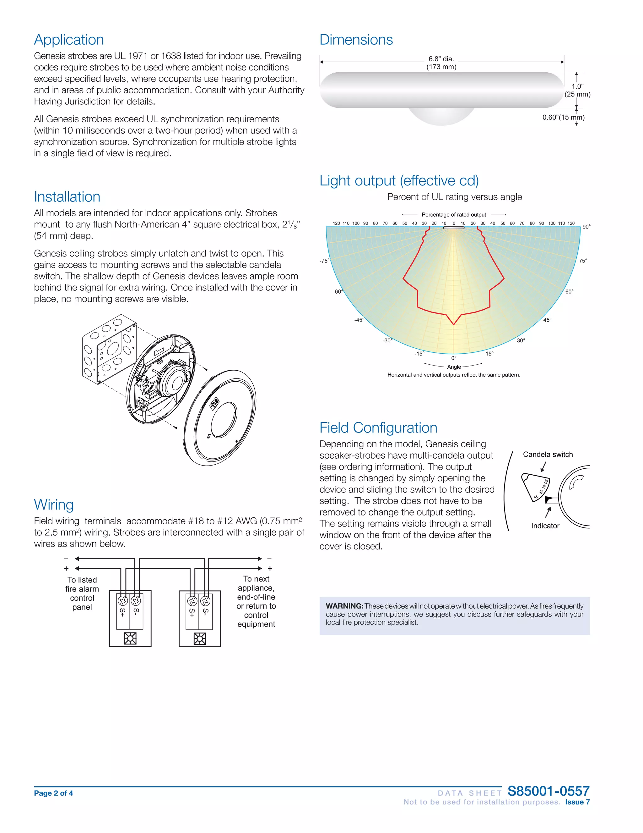 Edwards Signaling EGC-VM Data Sheet | PDF