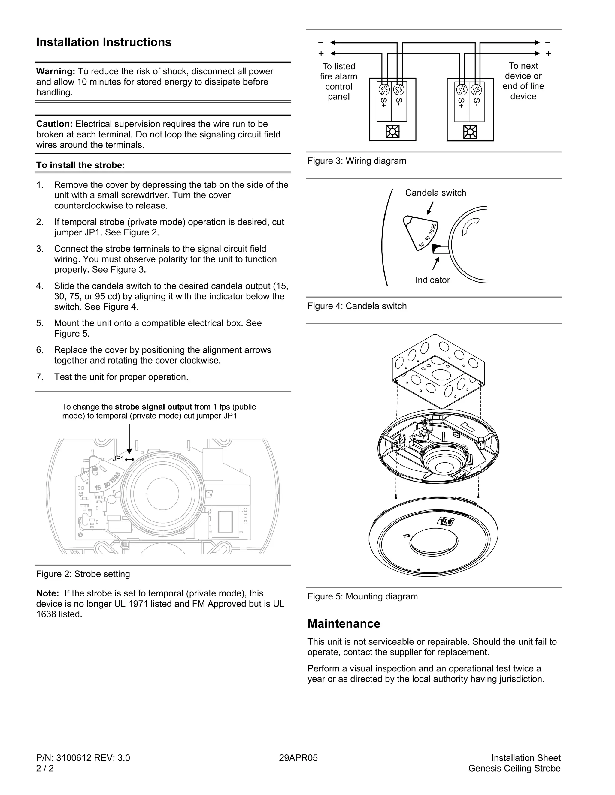 Edwards Signaling EGC-VM Installation Manual | PDF