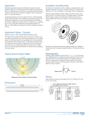 Edwards Signaling EGCF-S7 Data Sheet | PDF