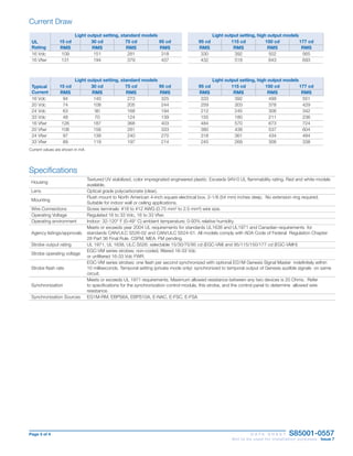 Edwards Signaling EGCF-VM Data Sheet | PDF