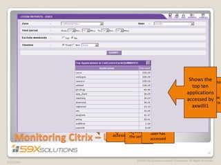 eG Citrix Monitor | PPT