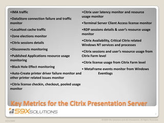 eG Citrix Monitor | PPT