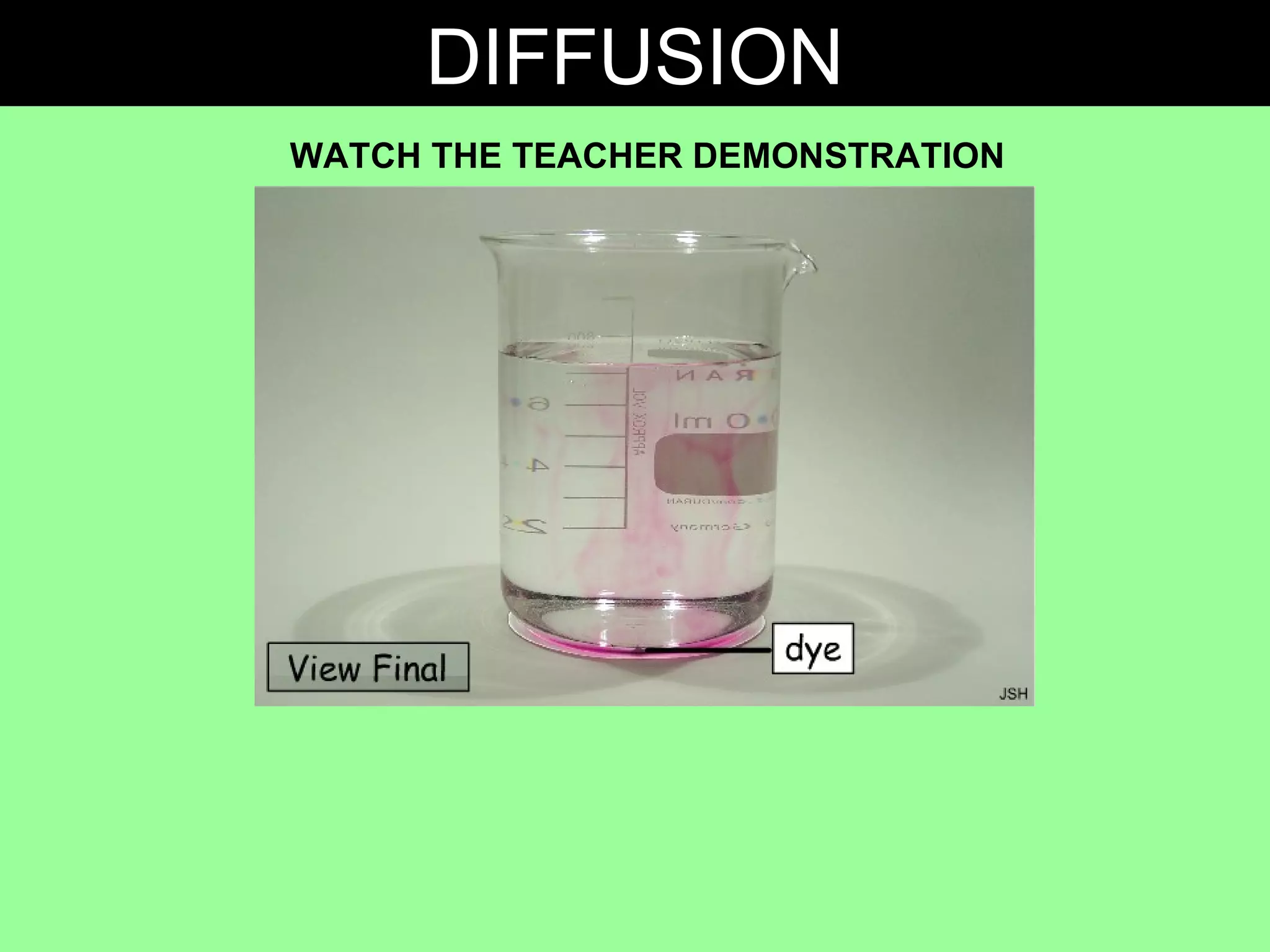 Diffusion and Osmosis | PPT