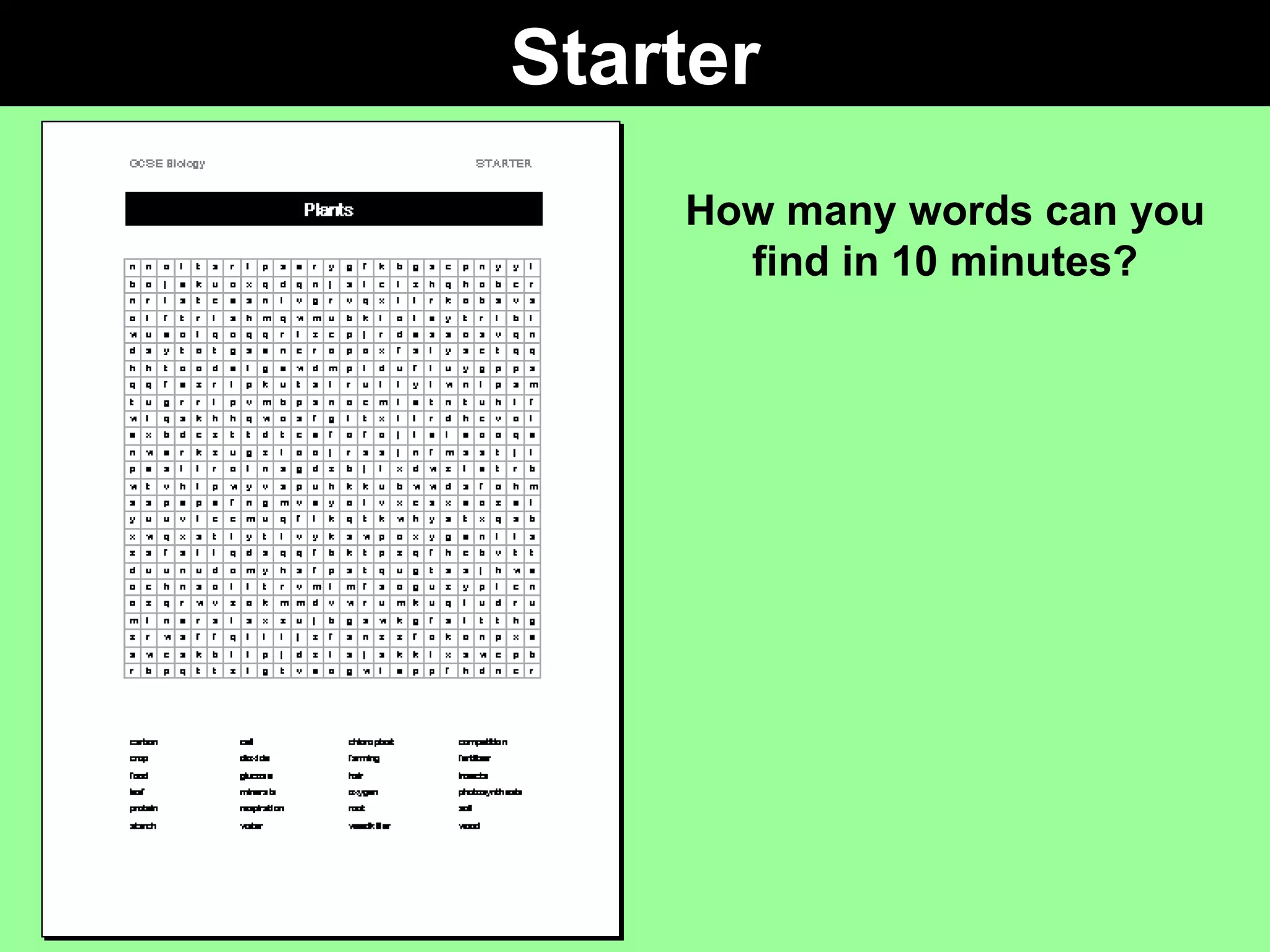GCSE Biology Limiting factors | PPT