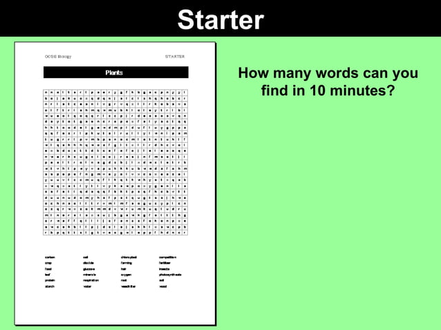 GCSE Biology Limiting factors | PPT