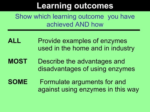 GCSE Biology Making use of enzymes | PPT