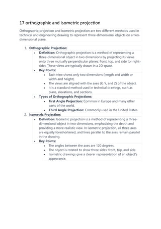 Viva Questions for Engineering Dawing and Graphics | DOCX