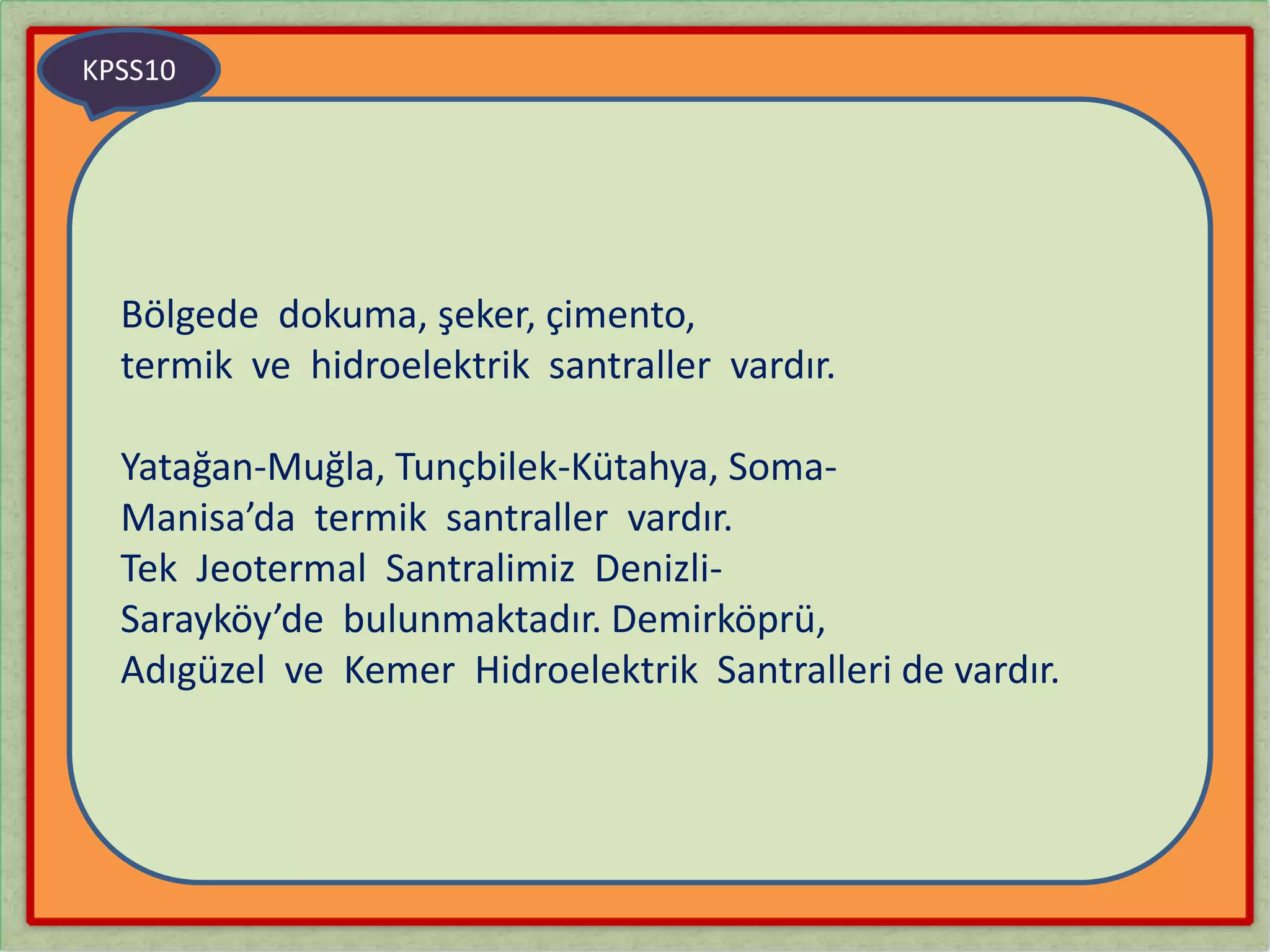 Ege bölgesi ve özellikleri | PPTX