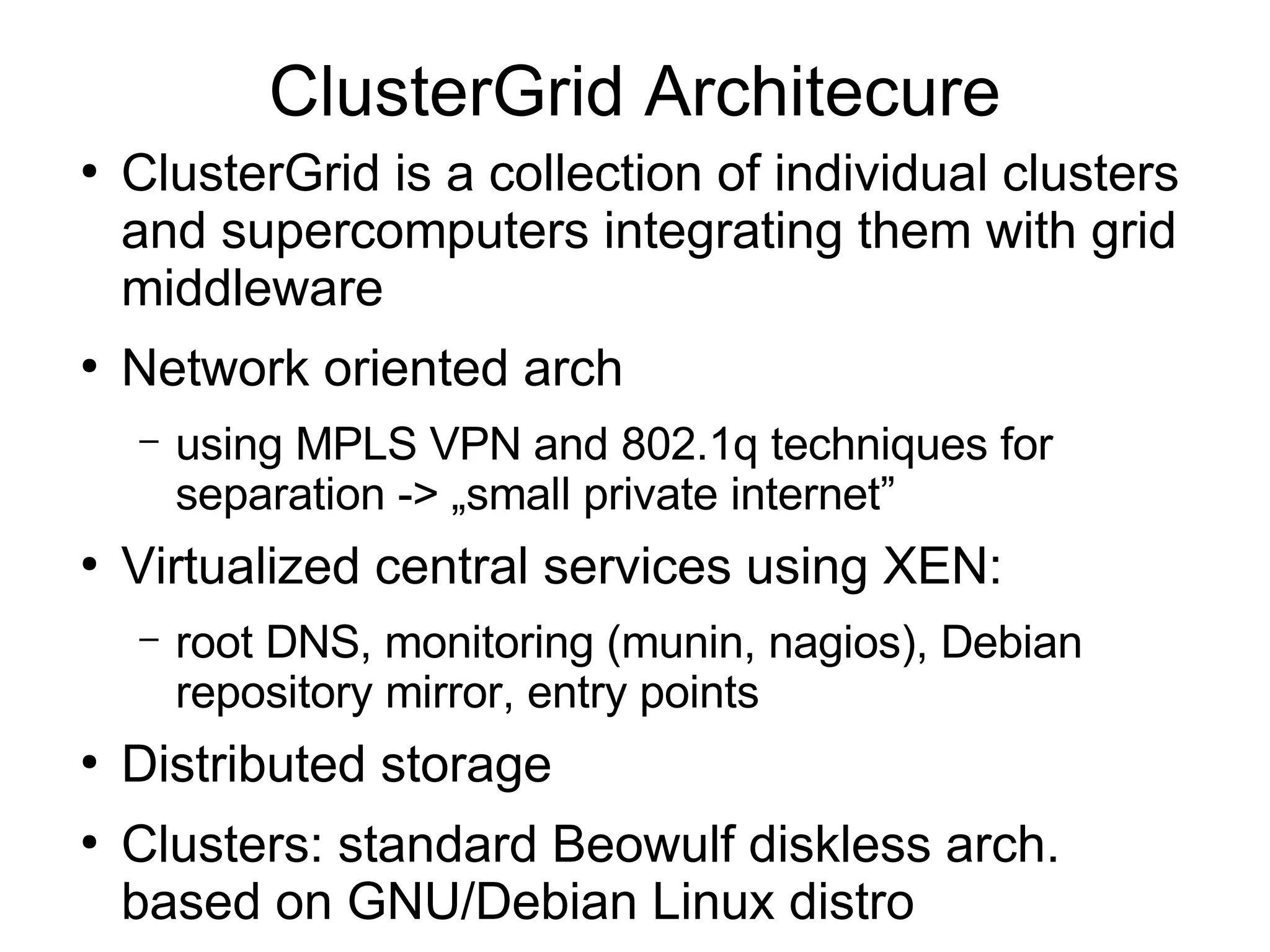 Hungarian ClusterGrid and its applications | PDF