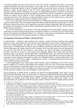 Katalin KÉRI: The education of subnormal children in Spain in the ...