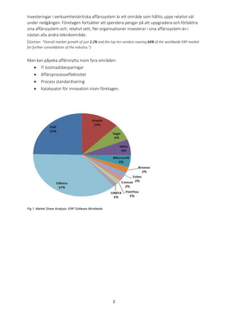Affärssystem: Eget vs. standard | PDF