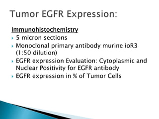 EGFR in cervical cancer | PPTX