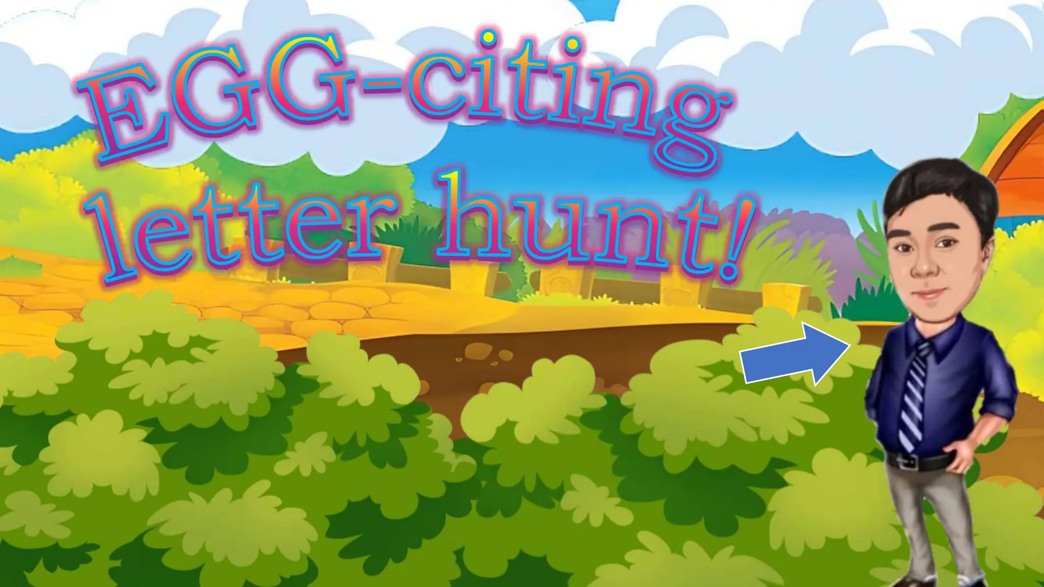 Egg-citing Letter Hunt game - Reading - John Mark C Bartolome.pptx