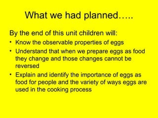 Egg Inquiry Powerpoint | PPT