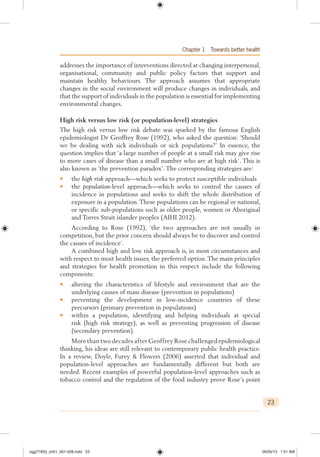 Health Promotion Strategies and Methods 3e - sample chapters | PDF