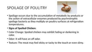 Egg and poultry - Sources/spoilage/prevention/Contamination | PPTX
