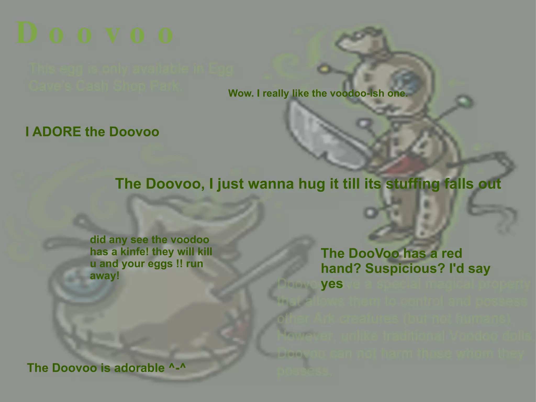 Egg Cave Creatures | ODP