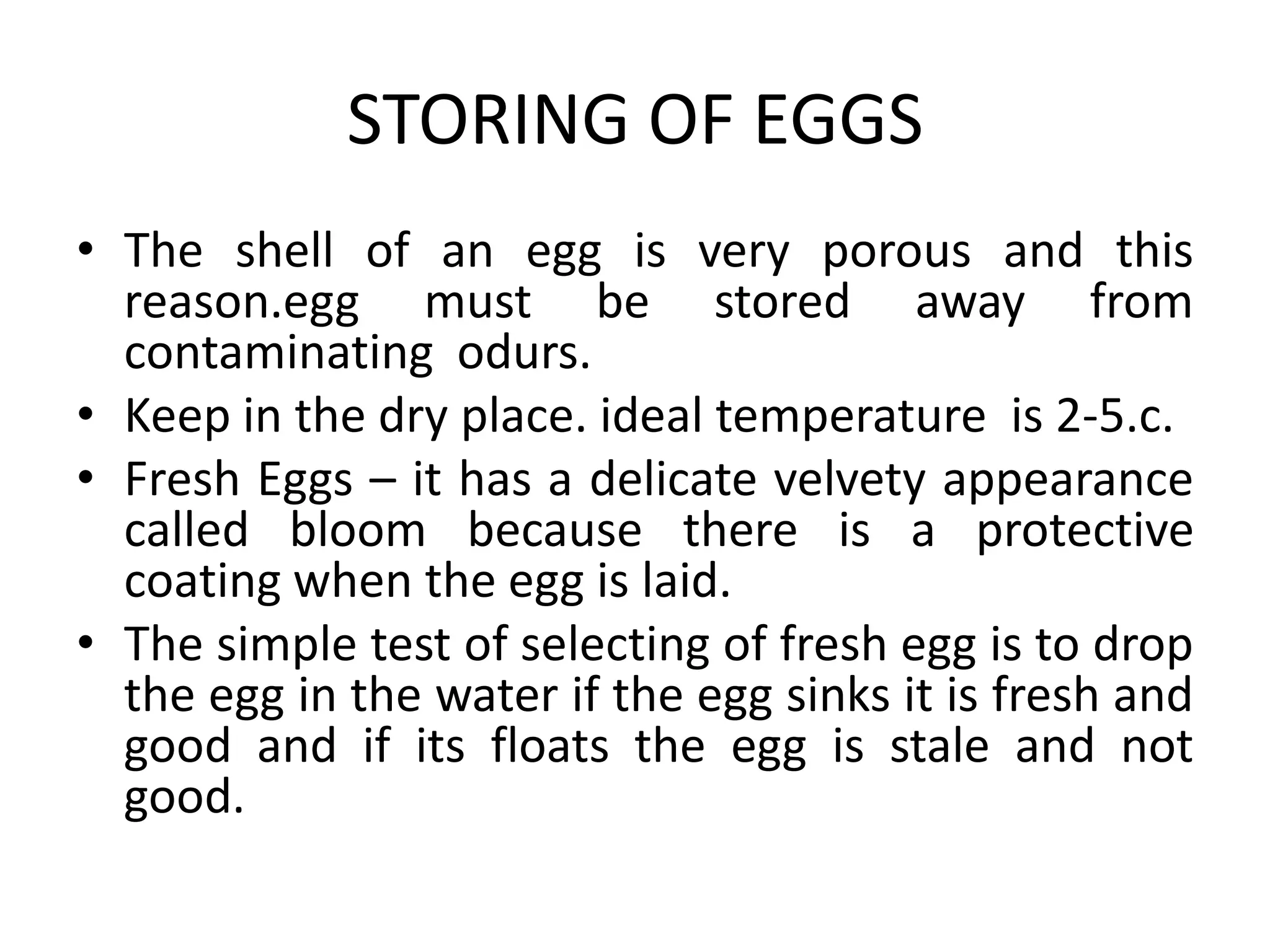 introduction of egg cookery and uses of egg in cookery | PPTX