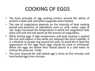 introduction of egg cookery and uses of egg in cookery | PPTX